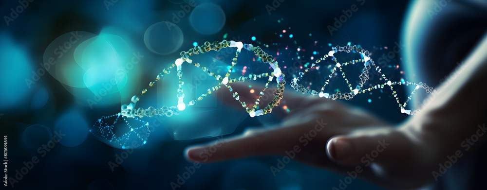 DNA banner dna structure banner dna model banner biology banner ...