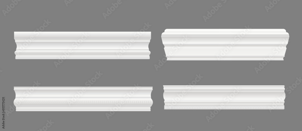 Wall skirting baseboard or molding and interior moulding cornice ...
