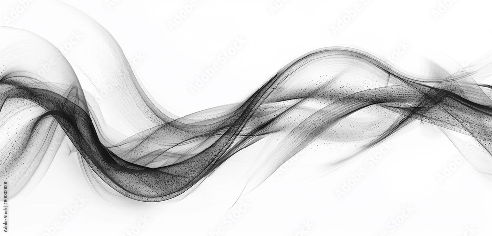 Graphite dust wave abstract, sleek and modern graphite dust wave ...