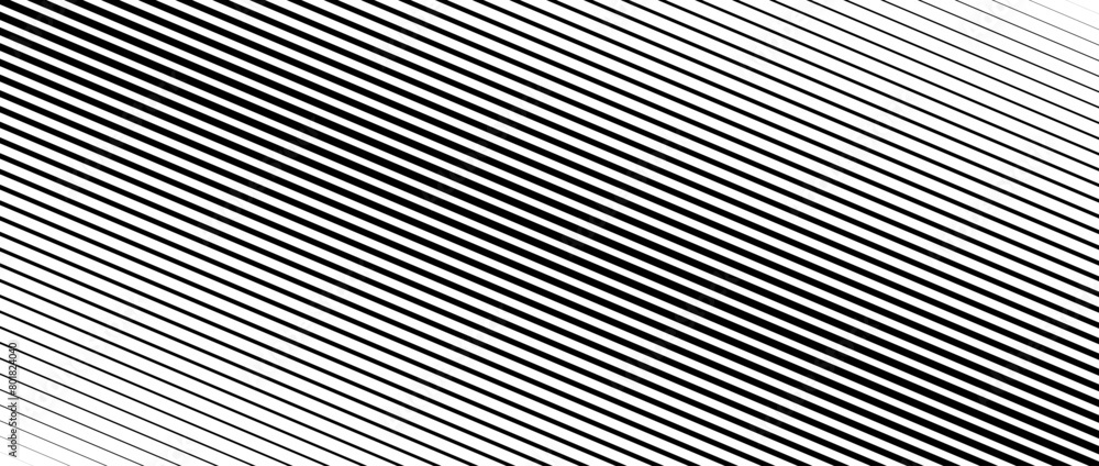 Oblique line halftone gradient texture. Fading diagonal stripe ...