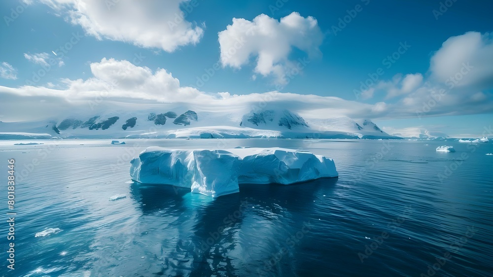 Antarctic glacier melting visually highlights urgent consequences of ...
