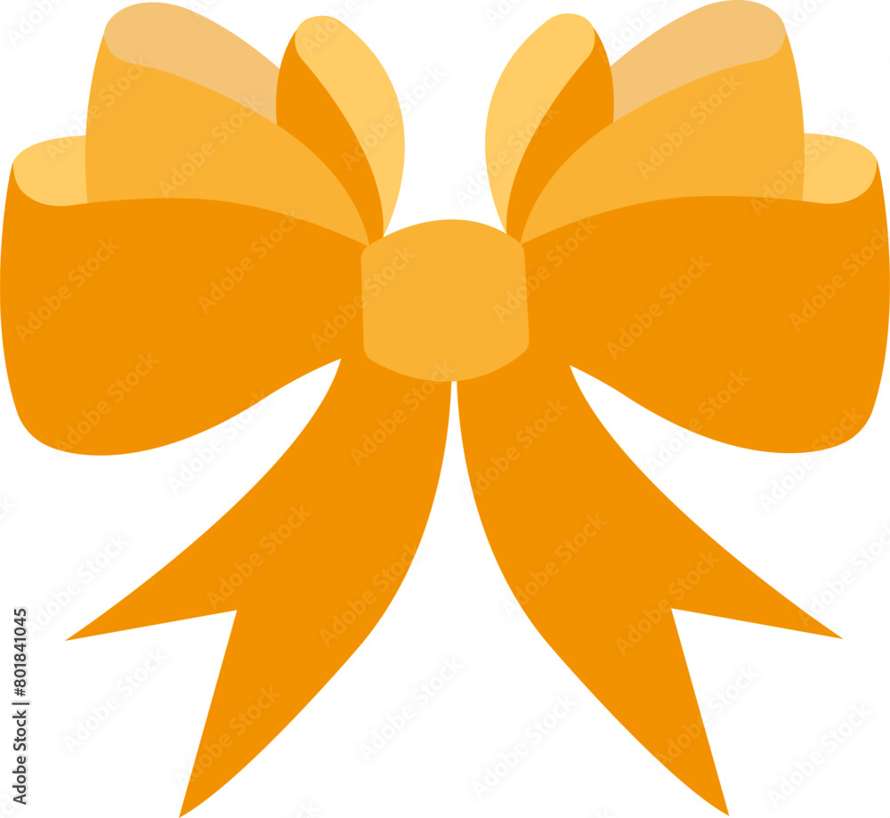 Simple bow icon in trendy flat style isolated on transparent background ...