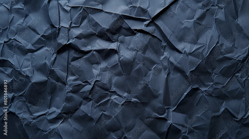Rough navy blue paper texture. Blue crumpled paper texture and ...