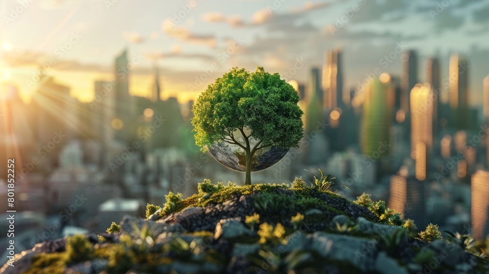 sustainable environmental friendly goal development green business ...