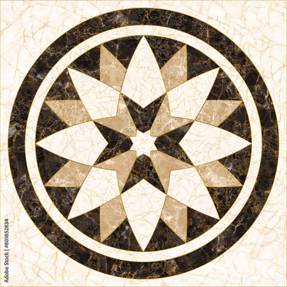 floor galicha Classic modern design with emprador marble baige and ...