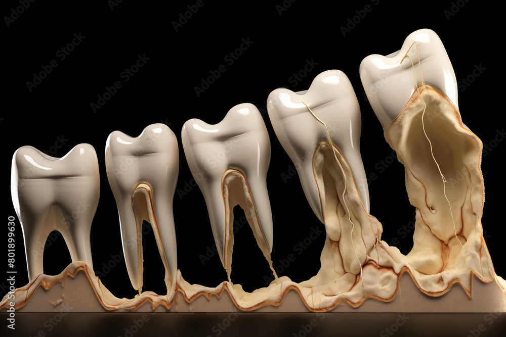 Images showing the bud stage of tooth development in primary dentition ...