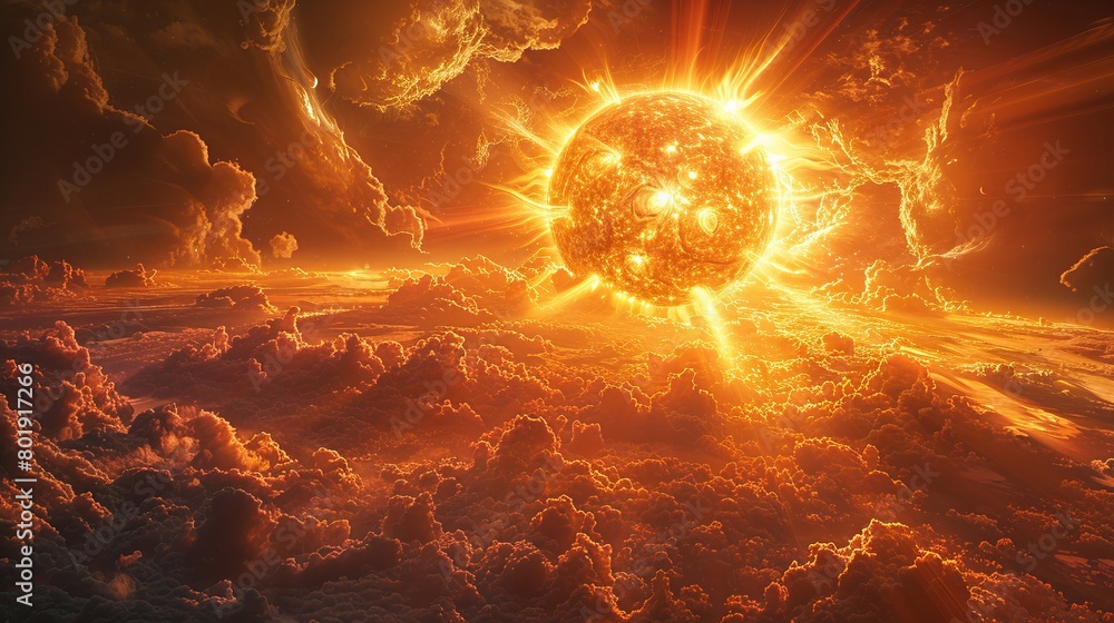 The surface of the sun is a roiling sea of plasma, with bright spots ...