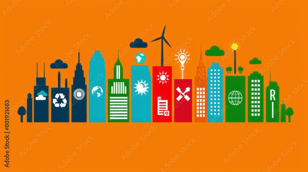 Sustainable development goals. SDGs. World Environment Day background ...