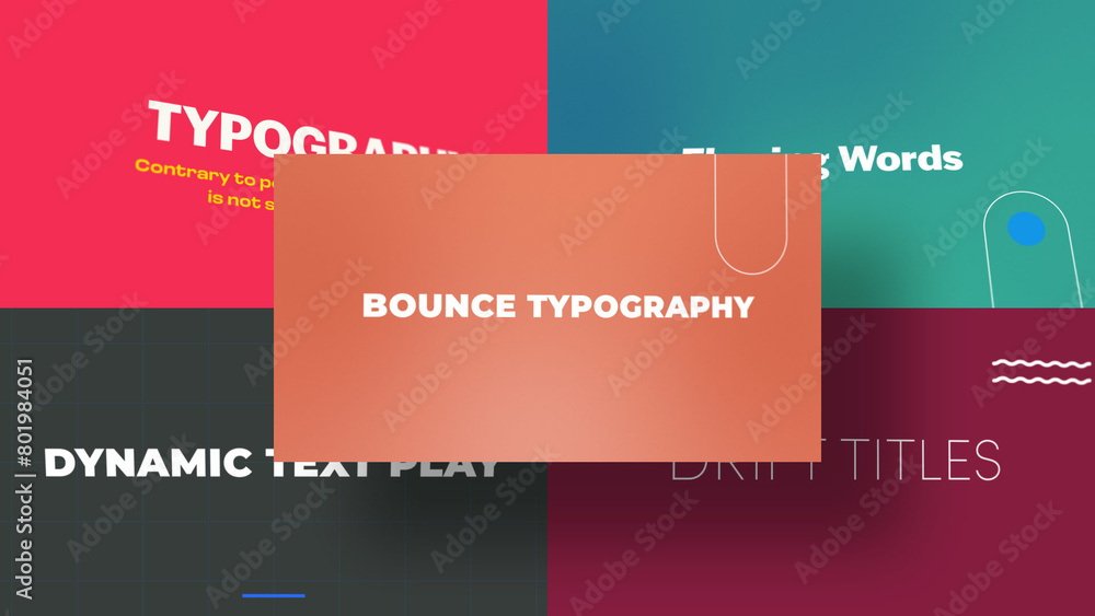 3D 360 Degree Text Spin | Animated Titles with Control Panels Stock ...