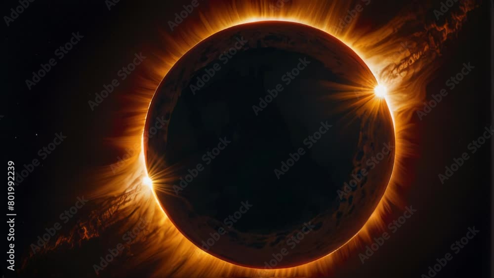 A total solar eclipse is a rare and awe-inspiring sight. AI. Stock ...