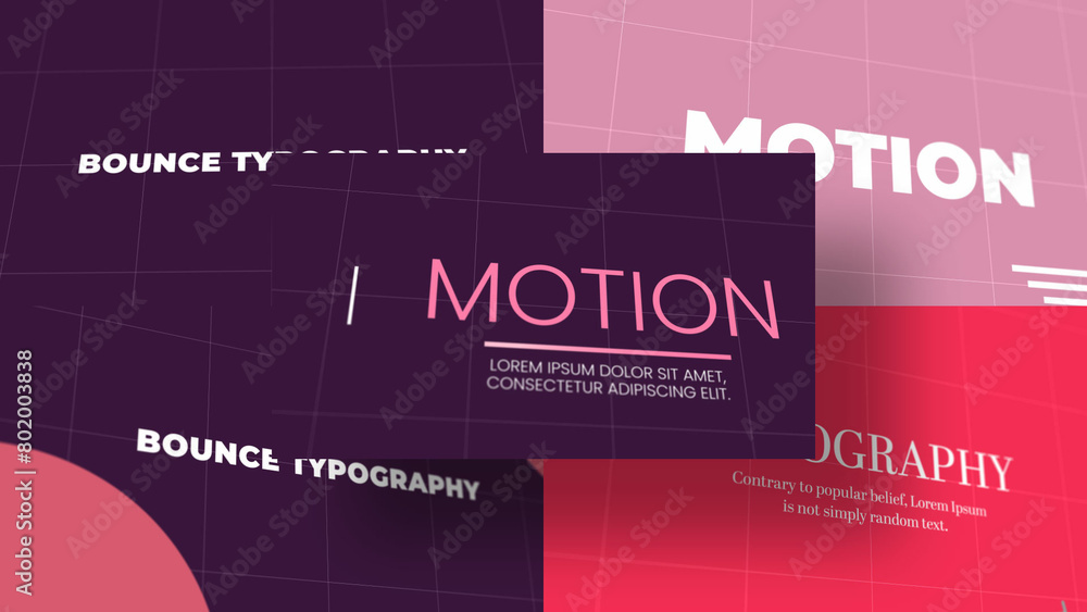 3D Premier Type Templates | Animated Titles with Control Panels Stock ...