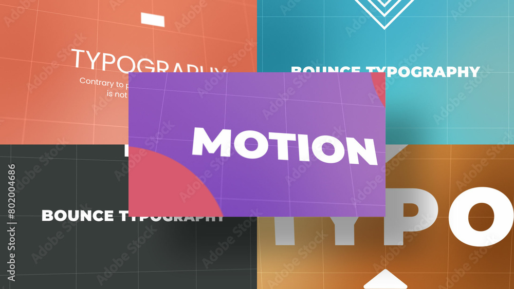 3D Professional Text Structures | Animated Titles with Control Panels ...