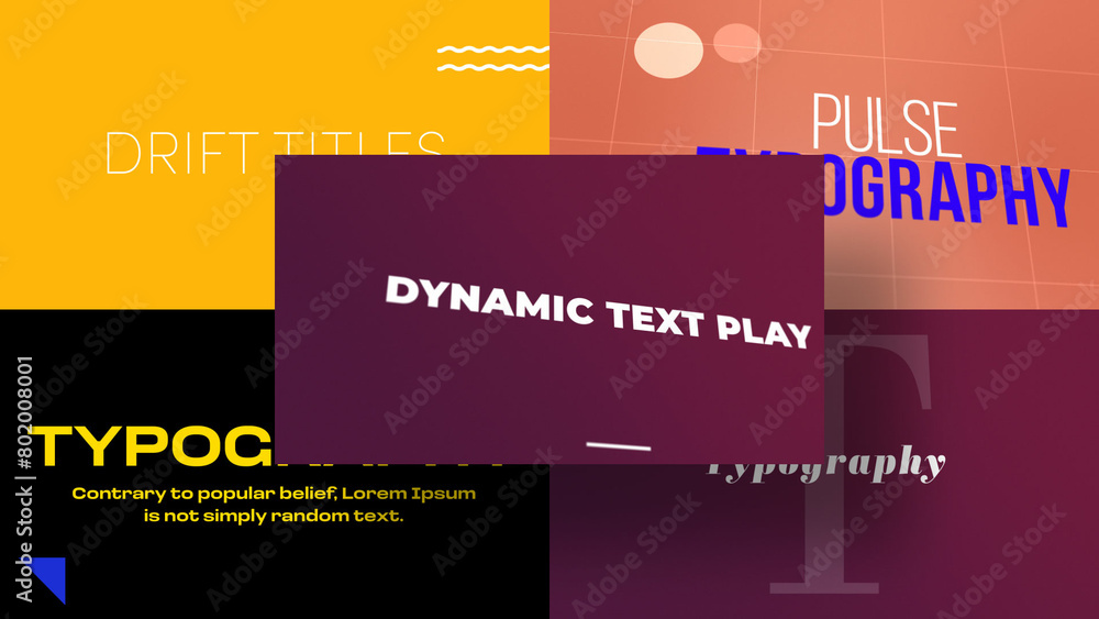 3D Sonic Text Effects | Animated Titles with Control Panels Stock ...