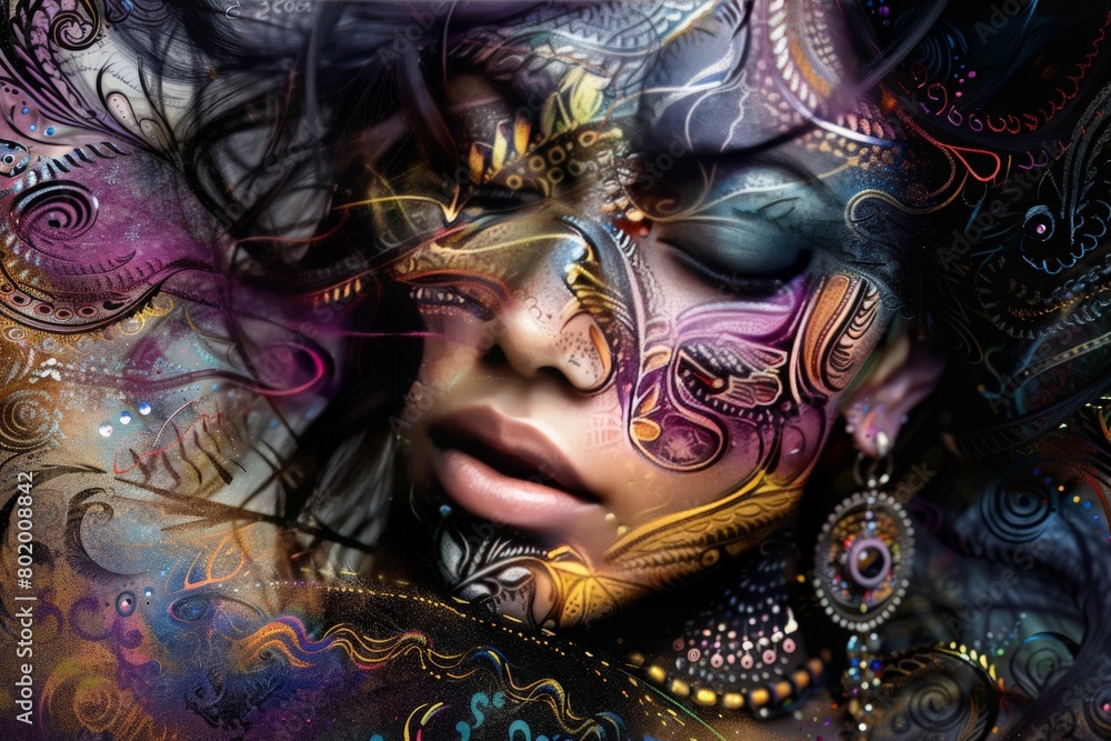 digital airbrush hyperrealistic surrealist image featuring the ...