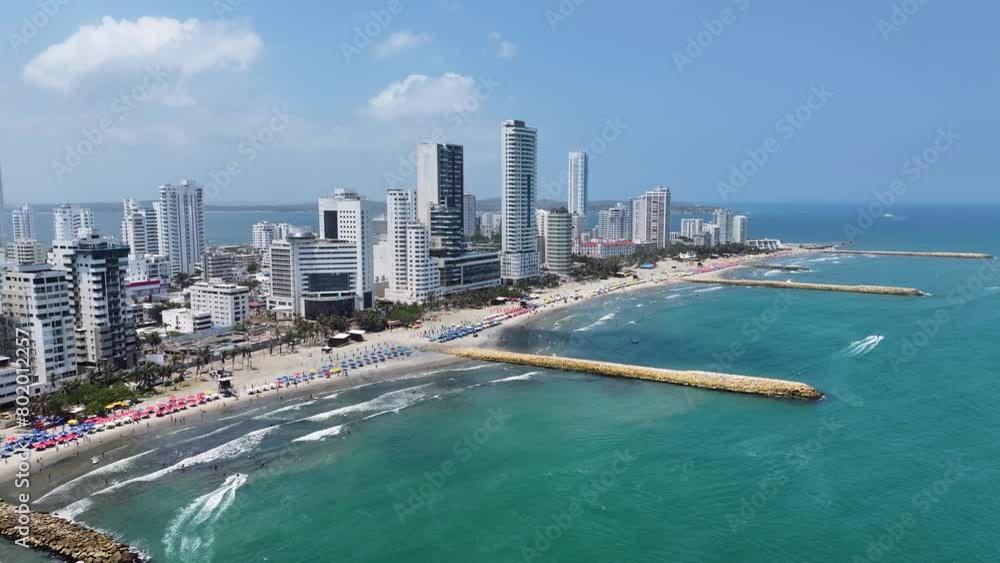 Boca Grande At Cartagena De Indias Bolivar Colombia. Public Space ...