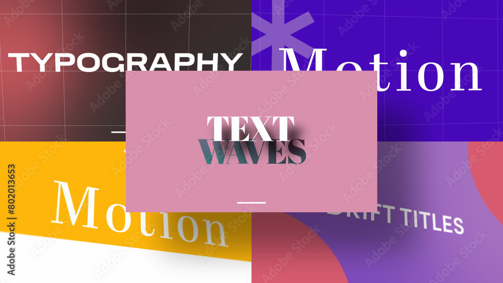 3D Timeless Typography Designs | Animated Titles with Control Panels ...