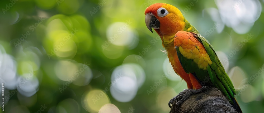 Son Conure, Sukhna Bird, Sanctuary Chandigarh,India. Stock Illustration ...
