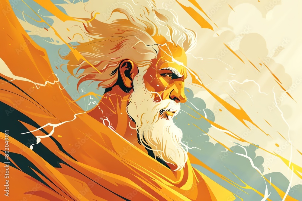 Capture the essence of Greek mythology with a minimalist approach ...