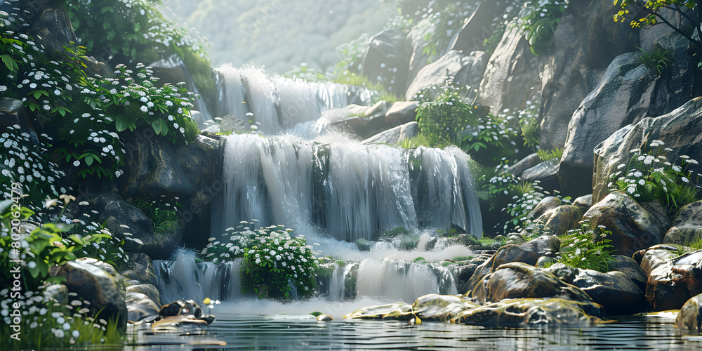 Twilight Zone waterfalls fantasy Soapsuds vivid Light color think for ...