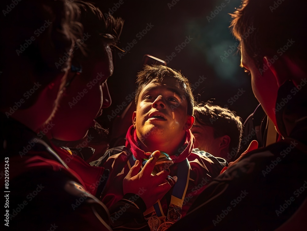 Triumphant Athletes Celebrate Special Olympics Medal Ceremony with ...