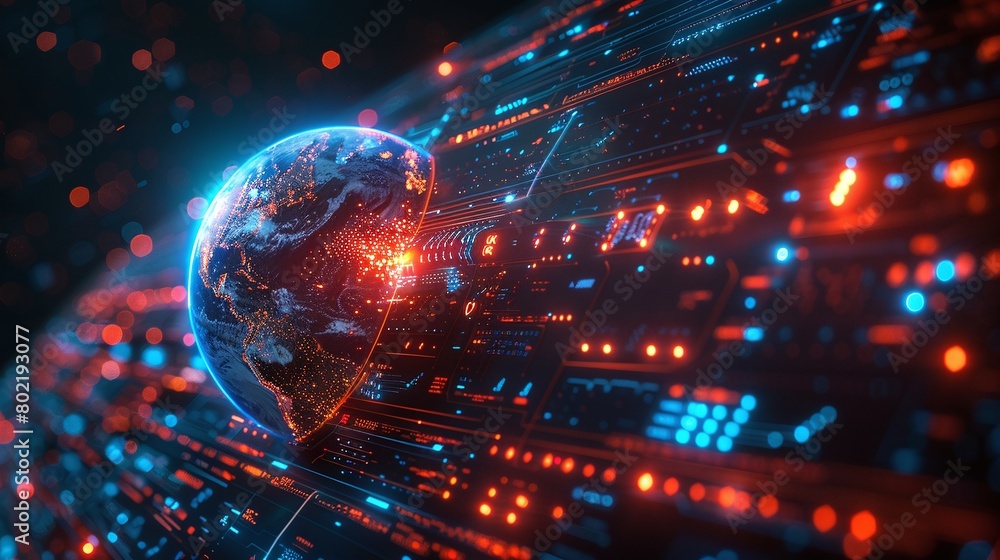 Motion graphics presenting dynamic animations and transitions for video ...