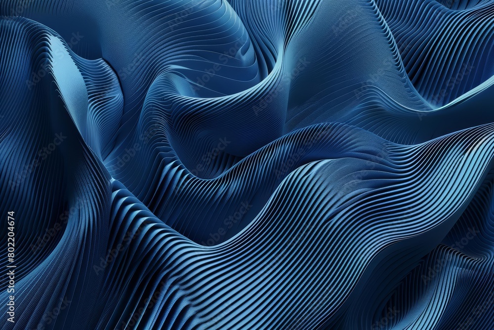 The Background showcases a blue linear pattern abstract geometric ...