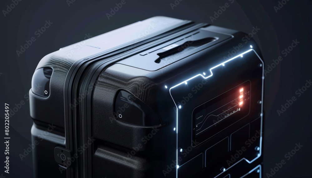The smart suitcase can be tracked globally via GPS and features an ...