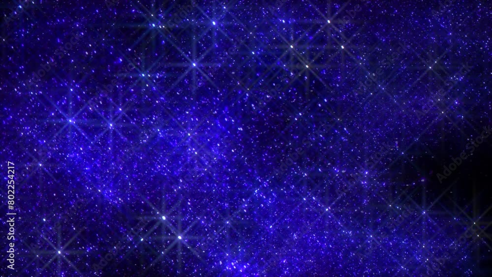 A breathtaking night sky filled with a brilliant array of stars ...