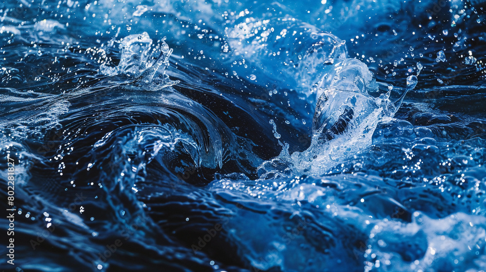 blue water surface water, sea, ocean, blue, nature, landscape, photo ...