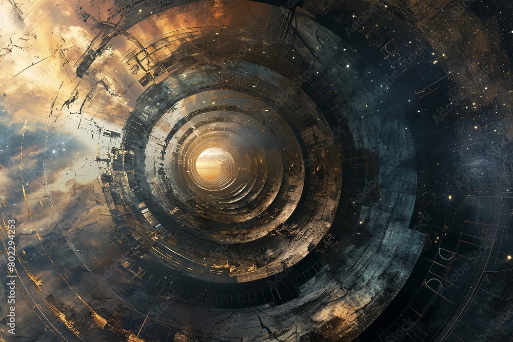 Abstract technology background. Power energy of speed element. Luminous ...