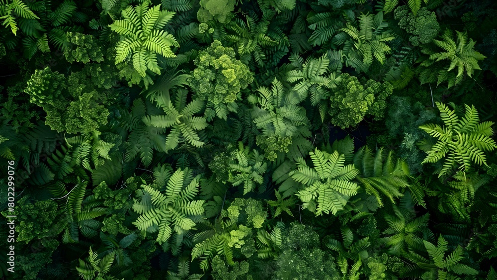 Topdown view of nature sustainable organizational development ESG ...