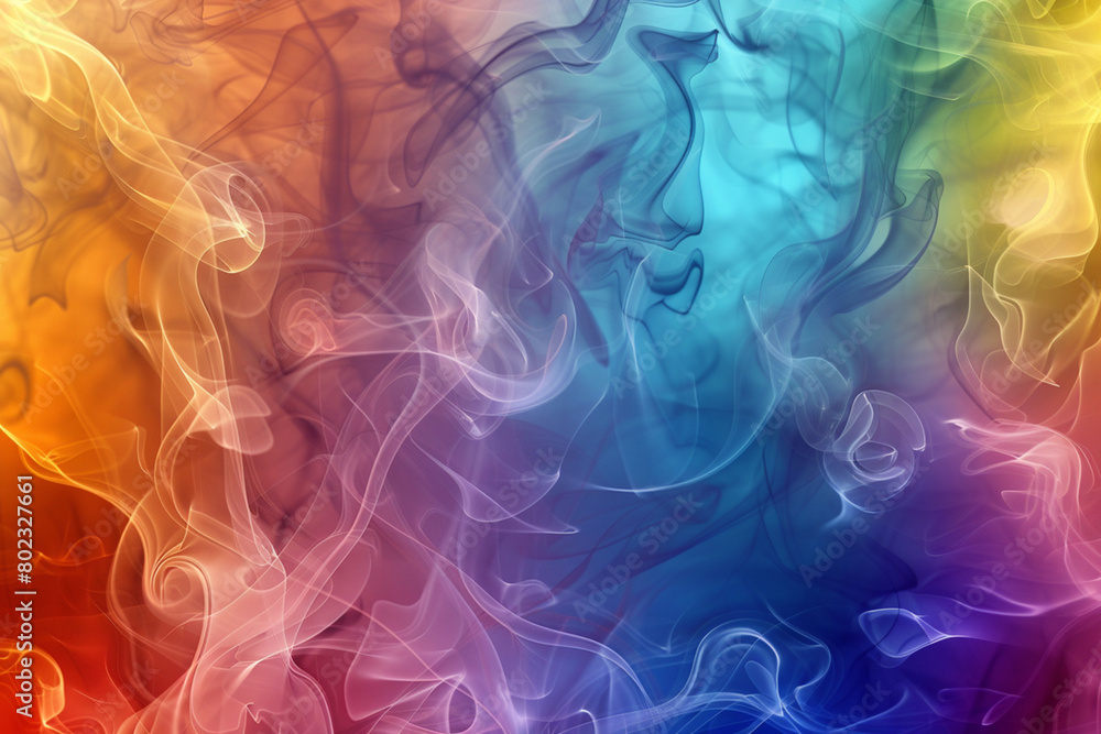 Colorful smoke background, rainbow color smoke, colorful smoke pattern ...