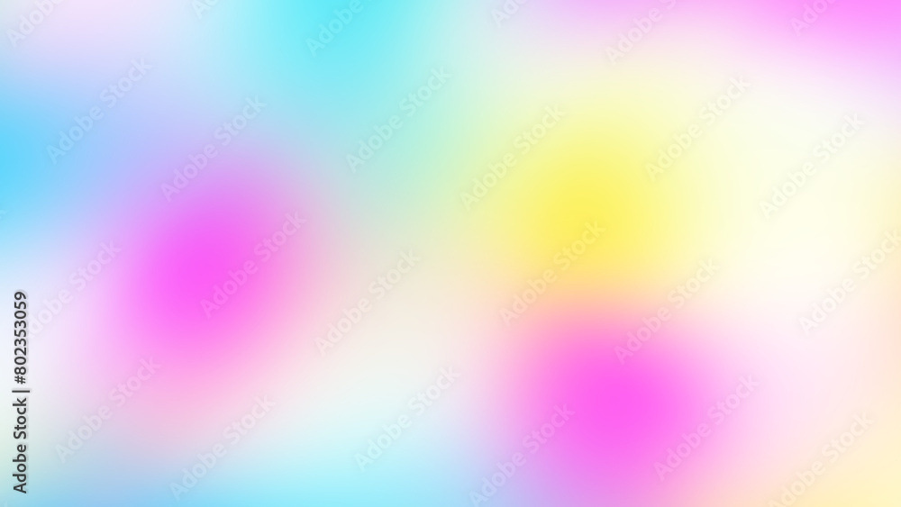 Rainbow colours Blurred transparent gradient background. Transparent ...