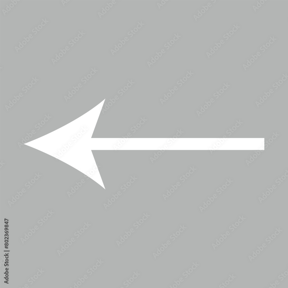 Share icon with arrow. White arrow icon on grey background. flat design ...