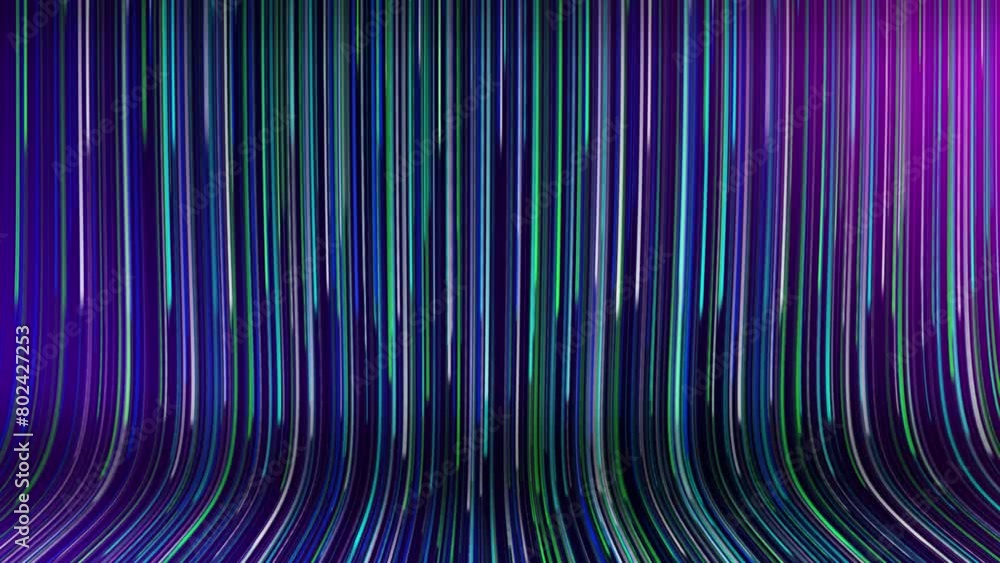 Rain of Fire Blue. Rain of neon. Neon lines falling downward ...