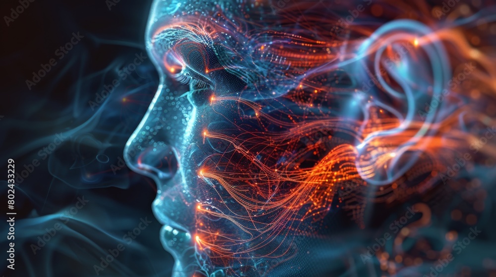 Ilustrace „A visually striking 3D rendering image illustrating the ...