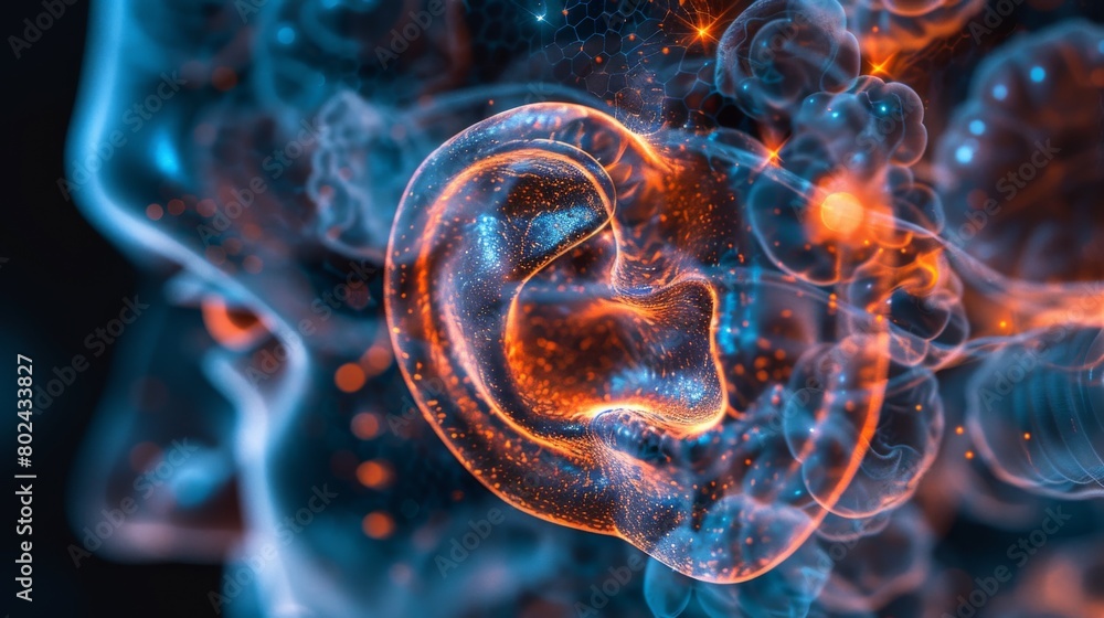 An insightful 3D rendering image depicting the balance system of the ...