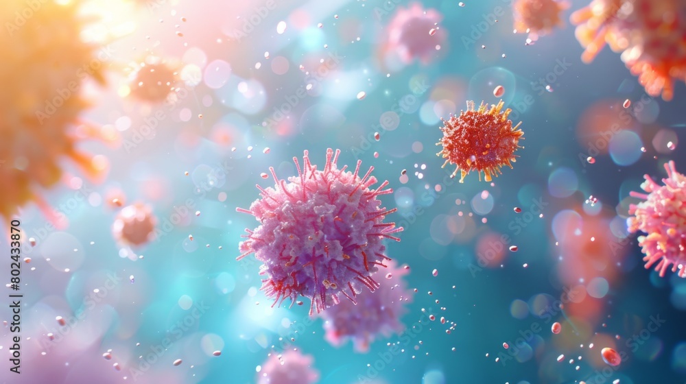 An insightful 3D rendering image showcasing the activation and ...