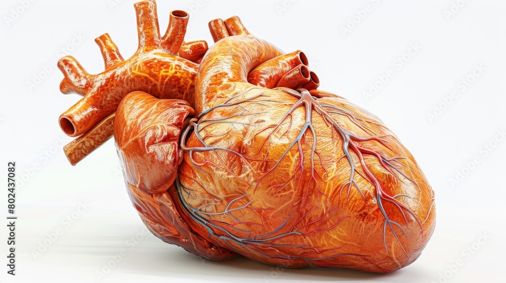 3D rendering image providing an overview of the structures and chambers ...