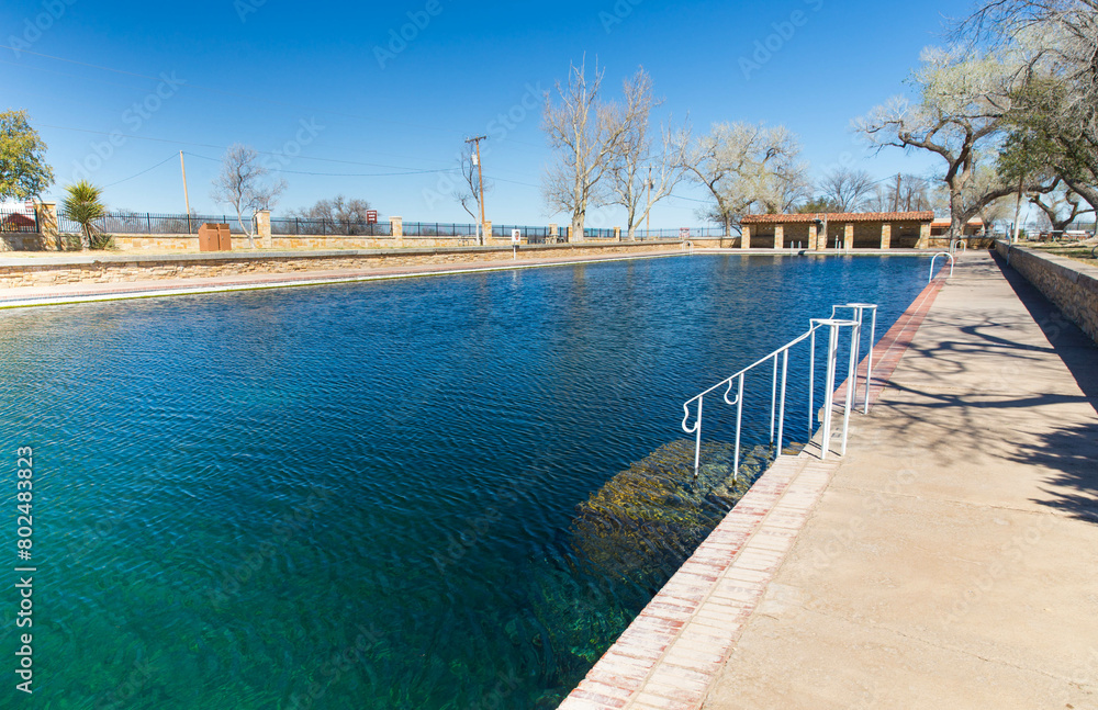 Balmorhea State Park, Texas, the world's largest spring-fed swimming ...