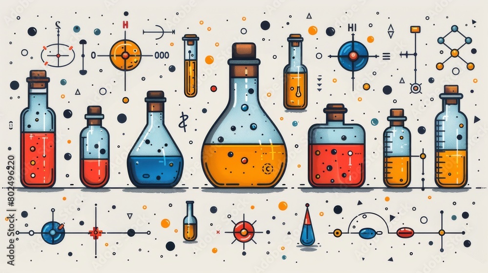 The perfect banner template for your chemistry class. Flyer, booklet ...