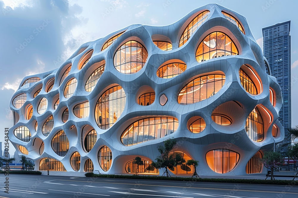 Biomorphic Office Building: Living Organism Inspired Architecture with ...