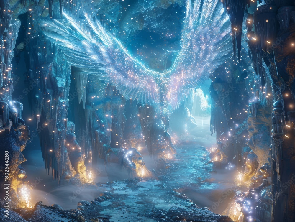 Phoenix Feather, pilgrimages to the heart of Radiant Rune shrines Stock ...