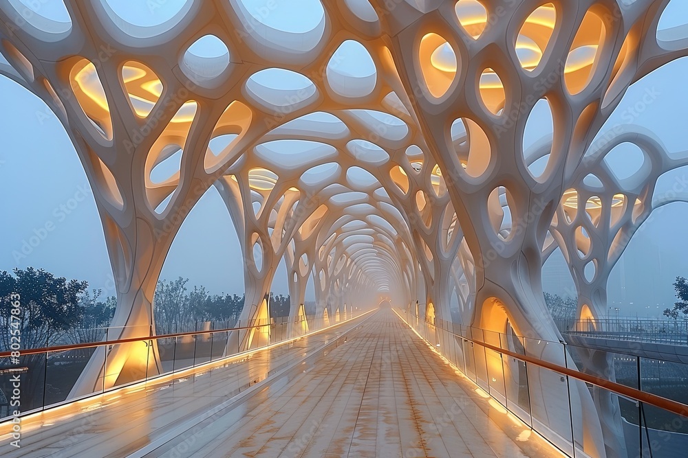 Nature-Inspired Parametric Bridge: Elementally Crafted Architecture ...