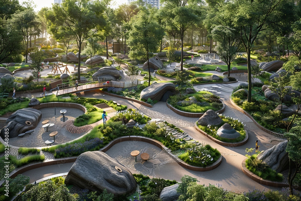 Accessible Park: Sensory Gardens and Interactive Elements for All ...
