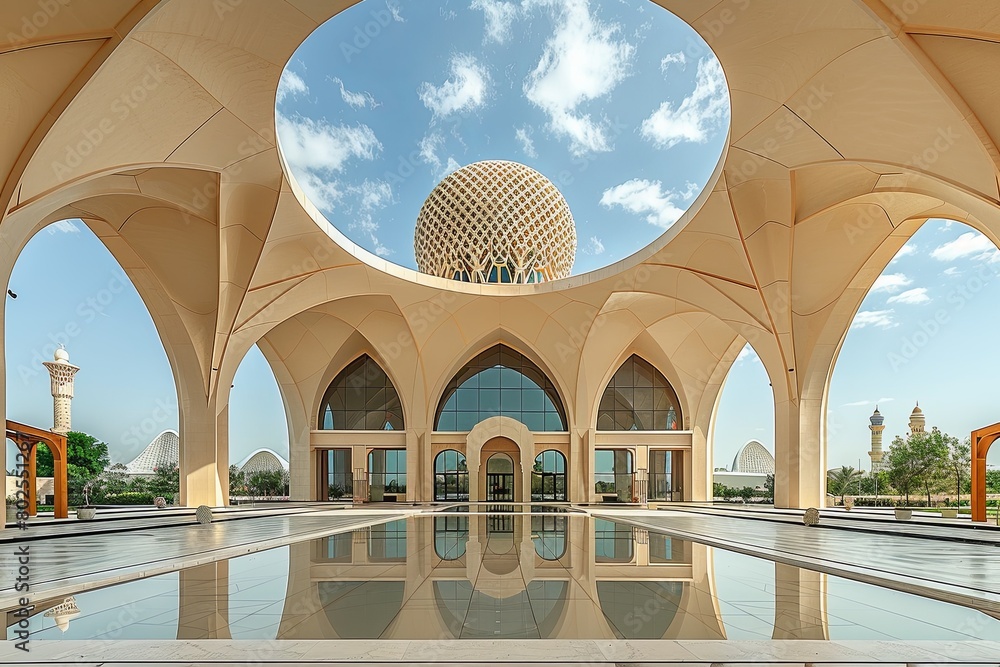 Translucent Arches and Reflective Pools: A Temple of Light's ...