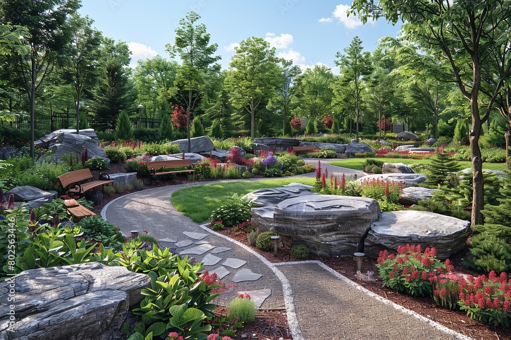 Sustainable Landscape Harmony: Organic Architecture Design for a ...