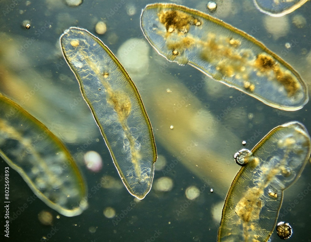 3d render of bacteria. Illustration of a bacteria. Microscopic View of ...