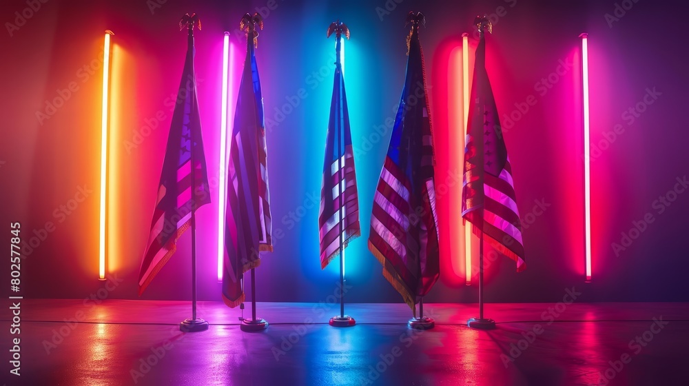 Veterans Day honors military service with a display of flags and medals ...