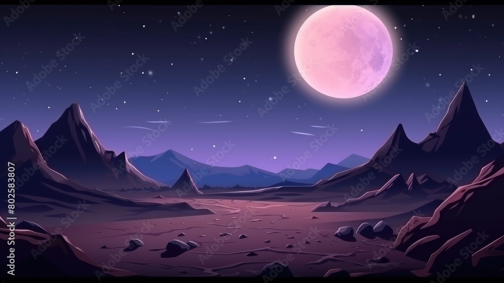 Immerse in a galactic adventure with this vibrant alien planet backdrop ...